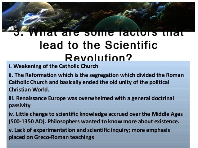 Scientific Revolution in Europe 1400-1727