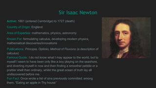 Scientific Profiles | PPTX