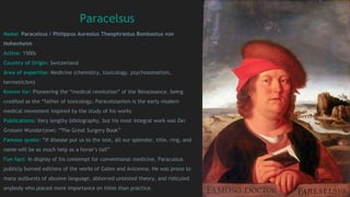 Scientific Profiles | PPTX