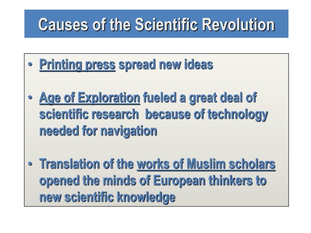 Scientific revolution | PPT