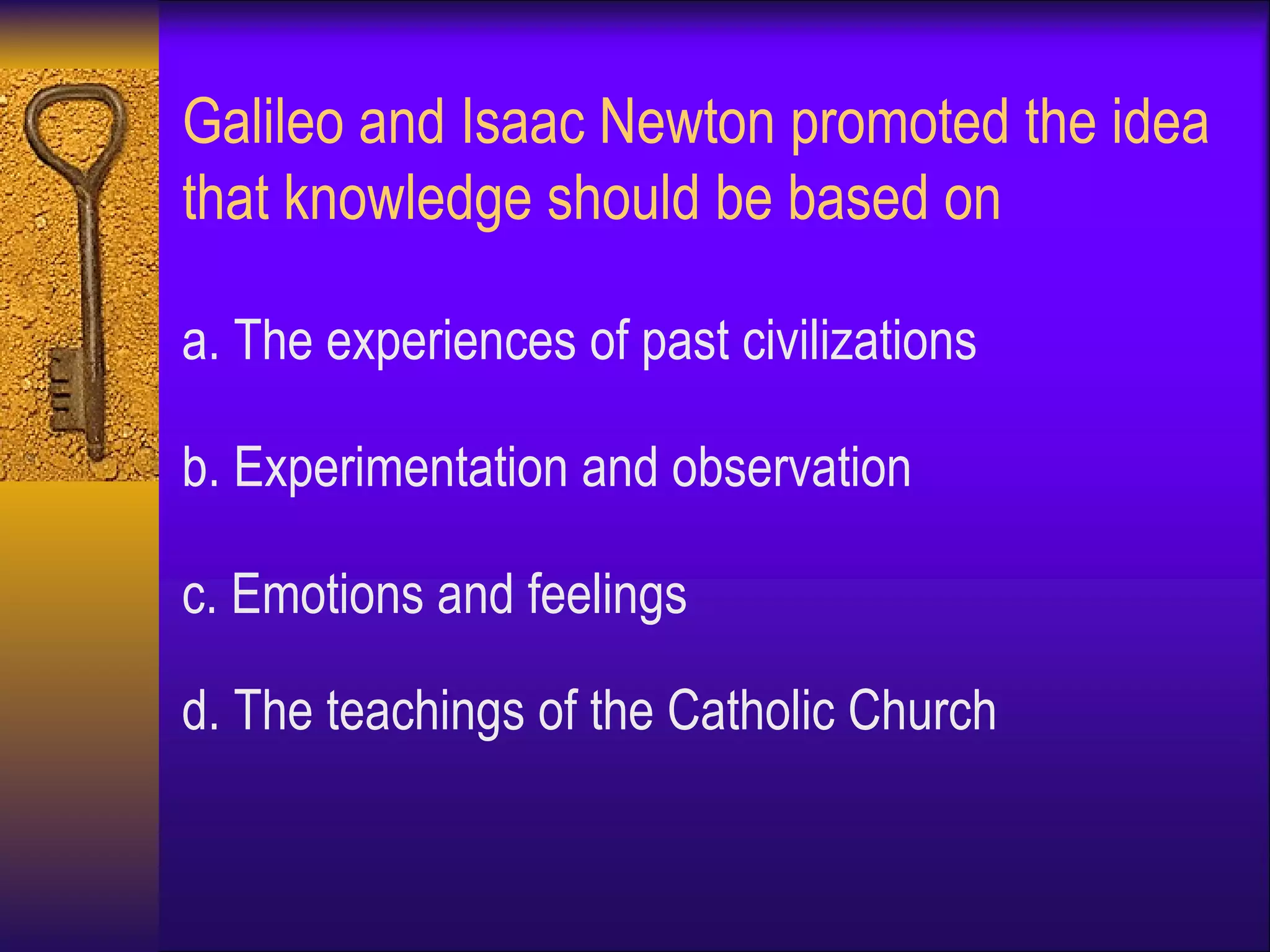 Scientific revolution lesson ppt | PPT