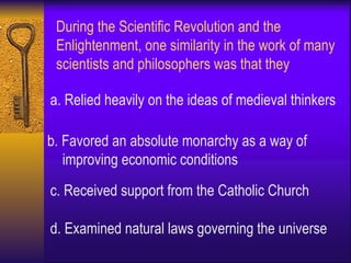 Scientific revolution lesson ppt | PPT