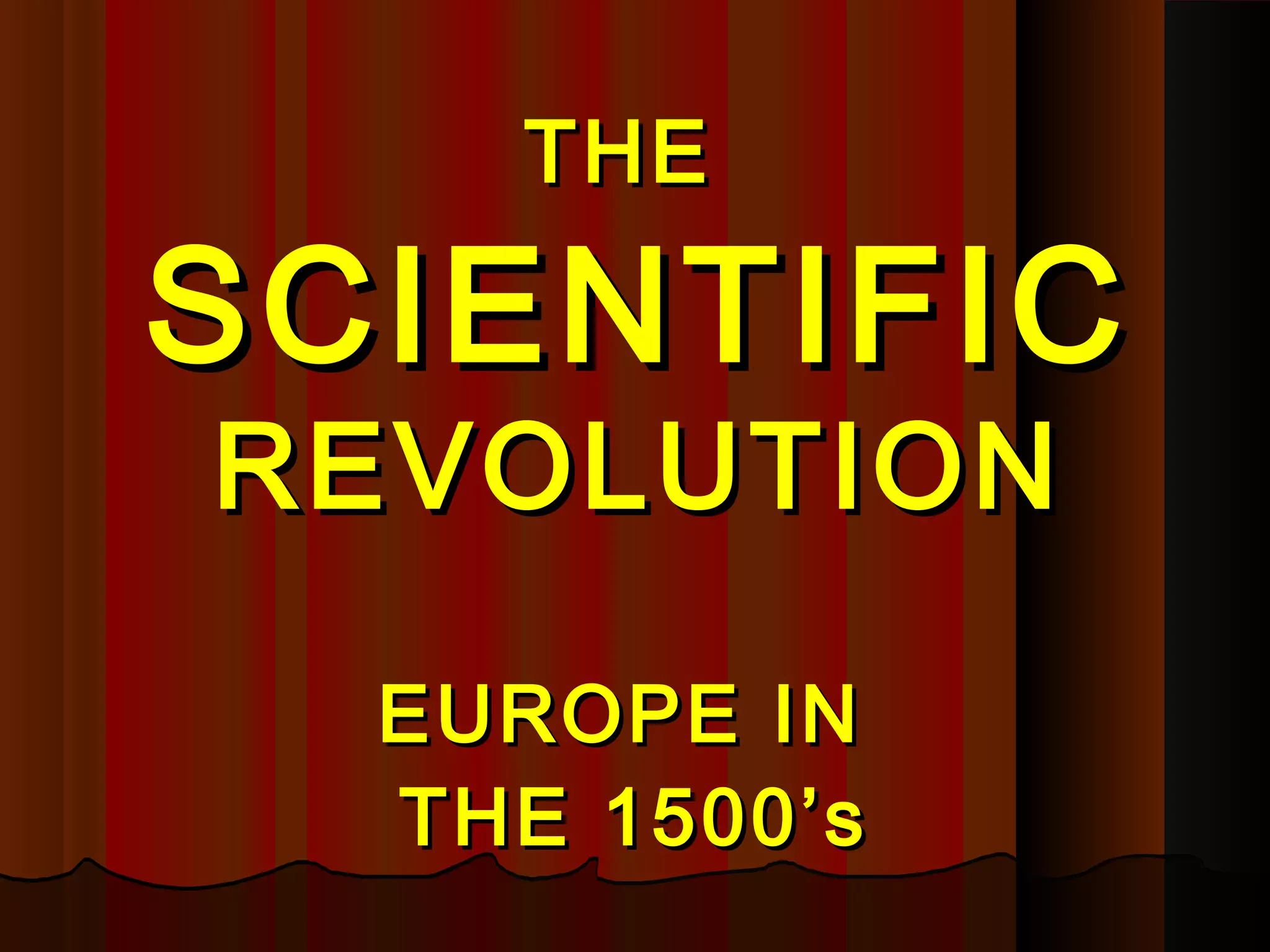 Scientific revolutionpowerpoint | PPT