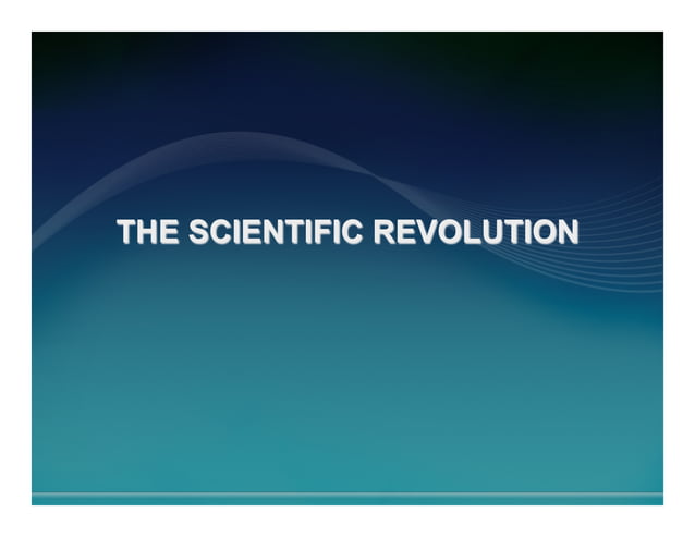 Scientific revolution ppt 2 | PDF