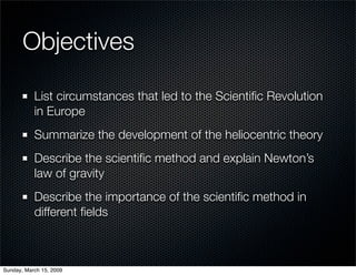 Scientific Revolution Slides | PPT