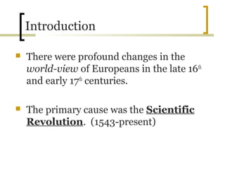Scientific Revolution Overview | PPT