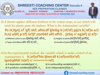 SCIENTIFIC STUDY class 10 measurement .pptx