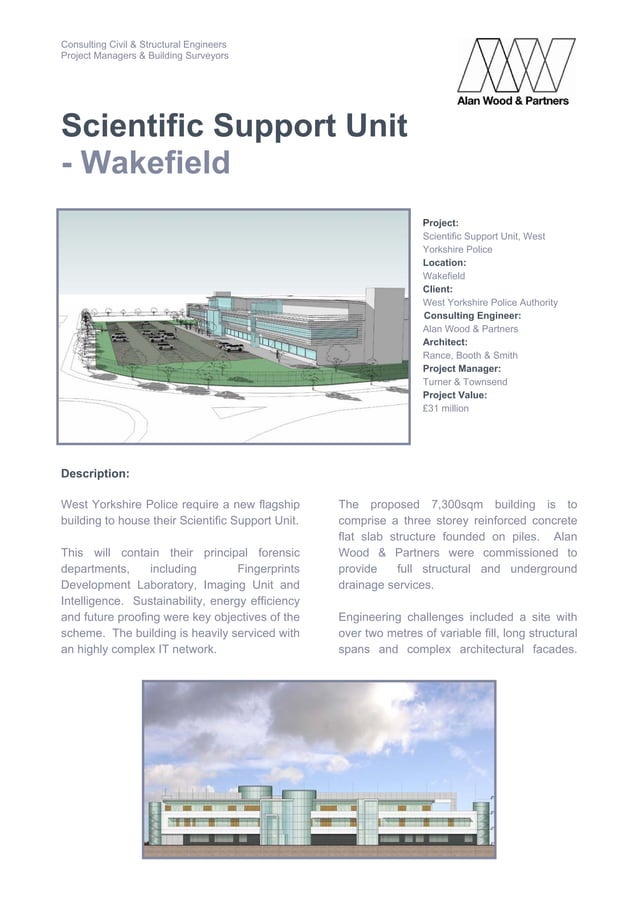 Scientific Support Unit - Wakefield | PDF