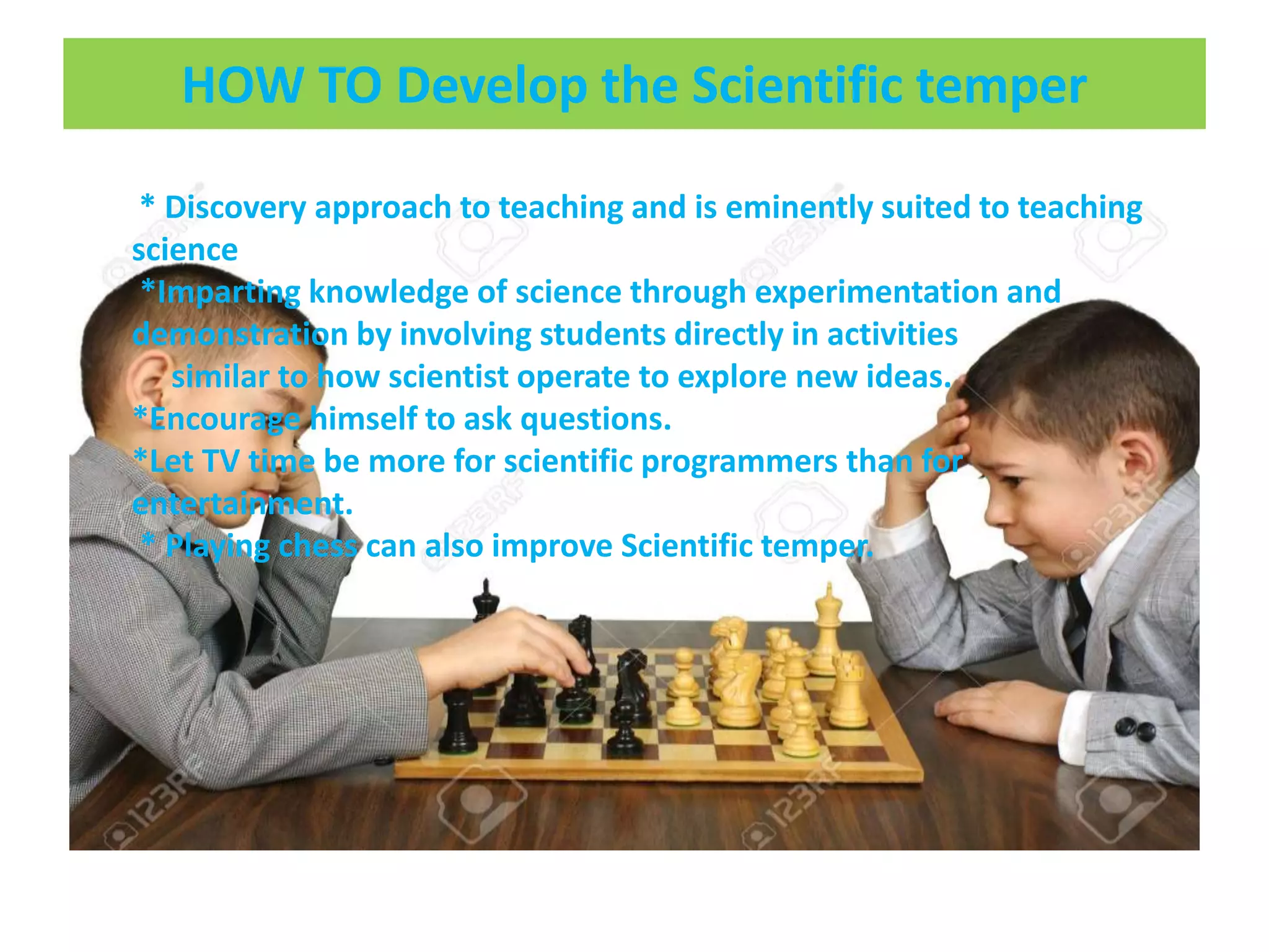 Scientific temper | PPTX