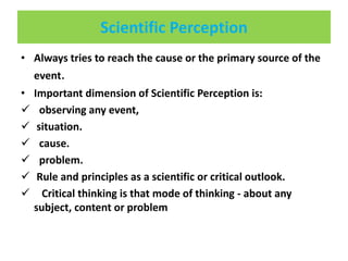Scientific temper | PPTX