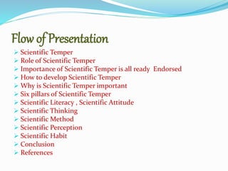 Scientific temper | PPTX