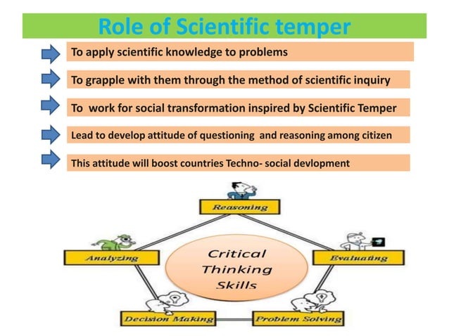 Scientific temper | PPTX | Science
