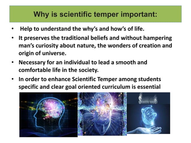 Scientific temper | PPTX | Science
