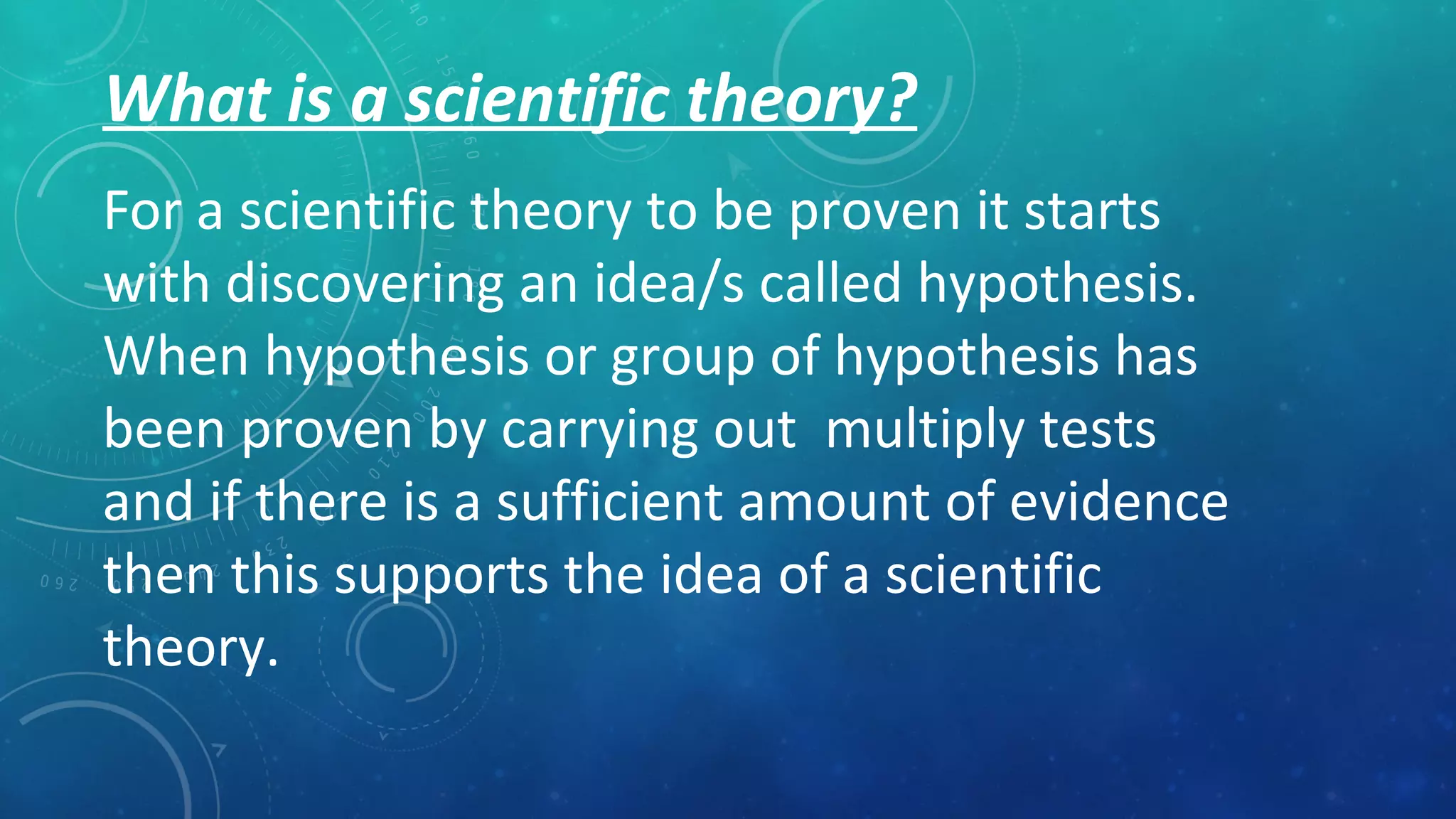 Scientific theory (1) | PPT