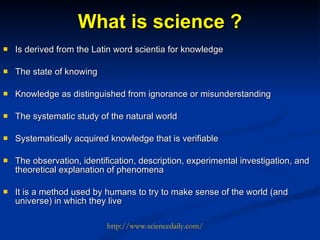 Scientific thinking | PPT