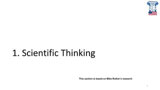 Scientific Thinking for Product Teams April 2021 | PPT