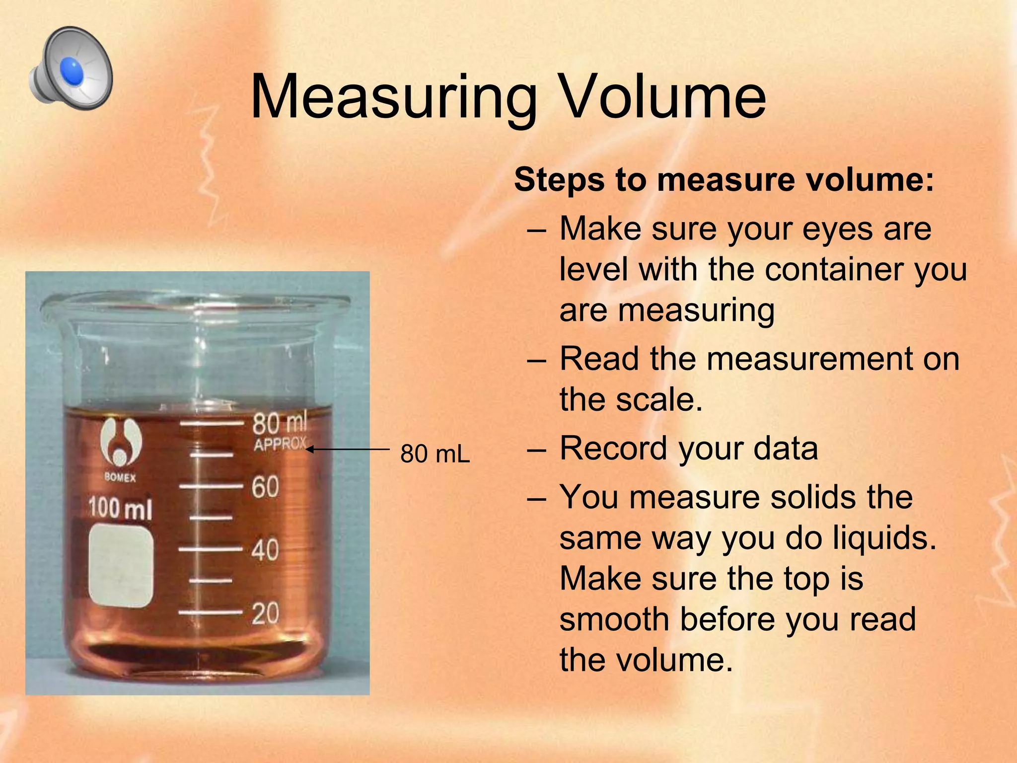 Scientific tools measuring volume | PPSX