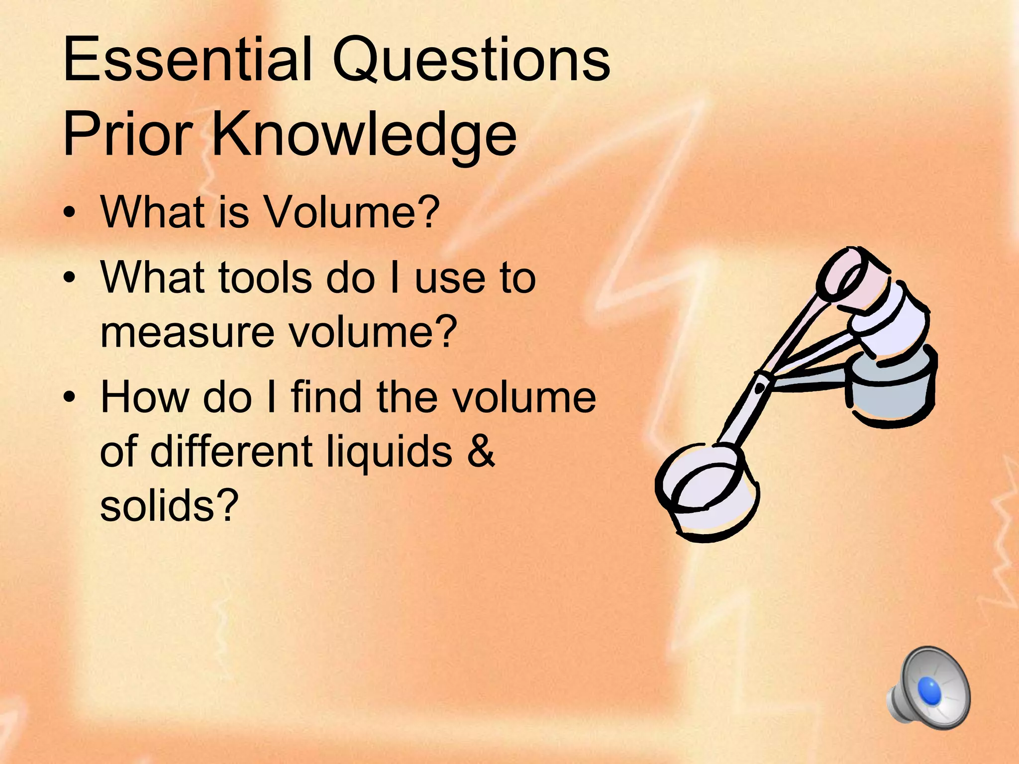 Scientific tools measuring volume | PPSX