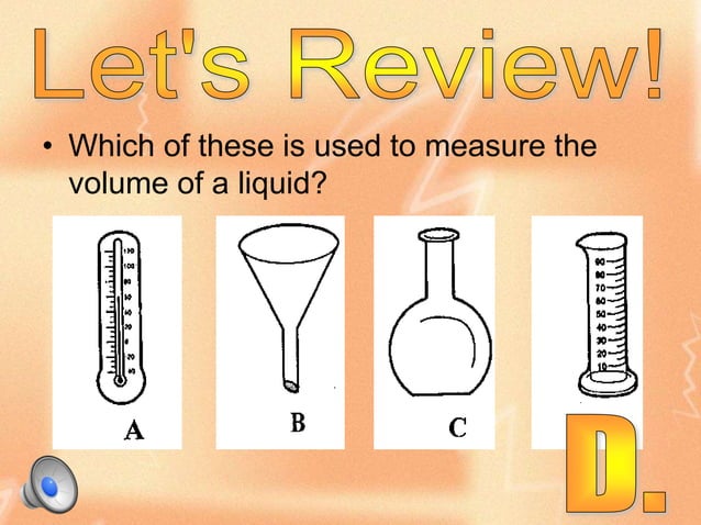 Scientific tools measuring volume | PPSX | Chemistry | Science