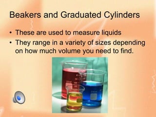 Scientific tools measuring volume | PPSX