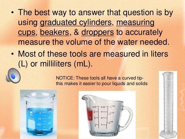Measuring Volume Measuring Volume
