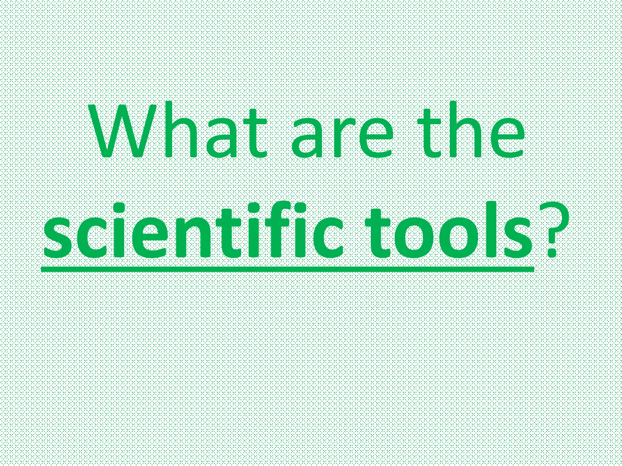 Grade 3: Scientific tools | PPTX