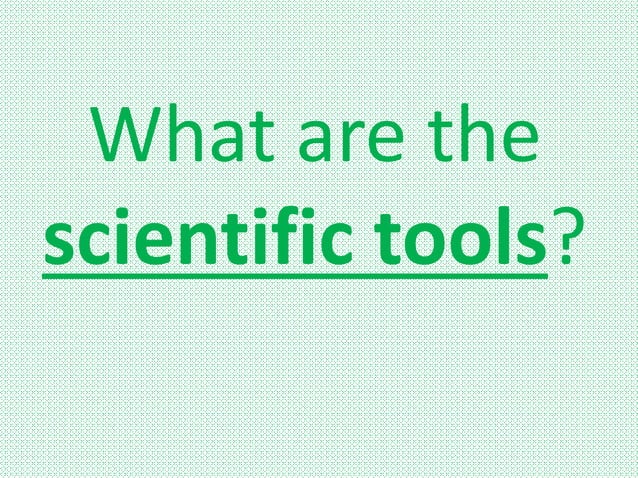 Grade 3: Scientific tools | PPTX