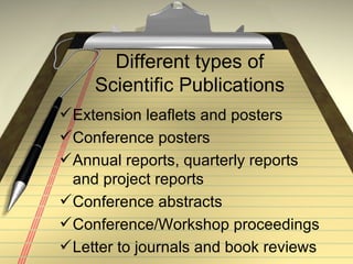 Scientific writing | PPT