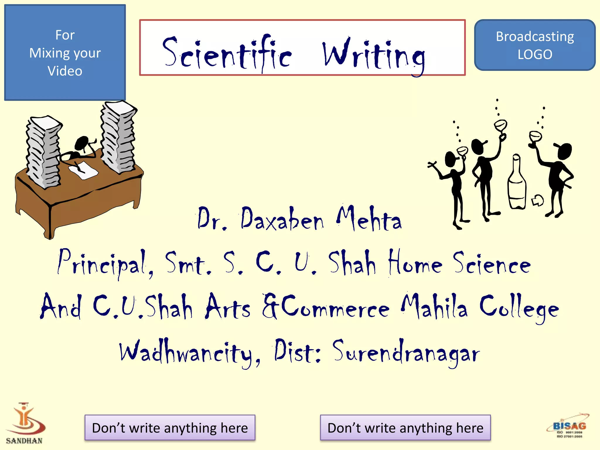 Scientific writing | PPT