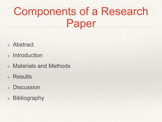 Scientific writing paper | PPT