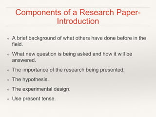 Scientific writing paper | PPT