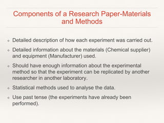 Scientific writing paper | PPT