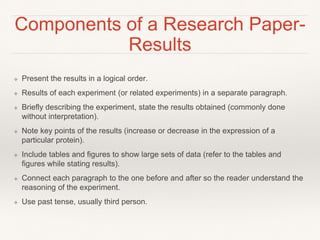 Scientific writing paper | PPT