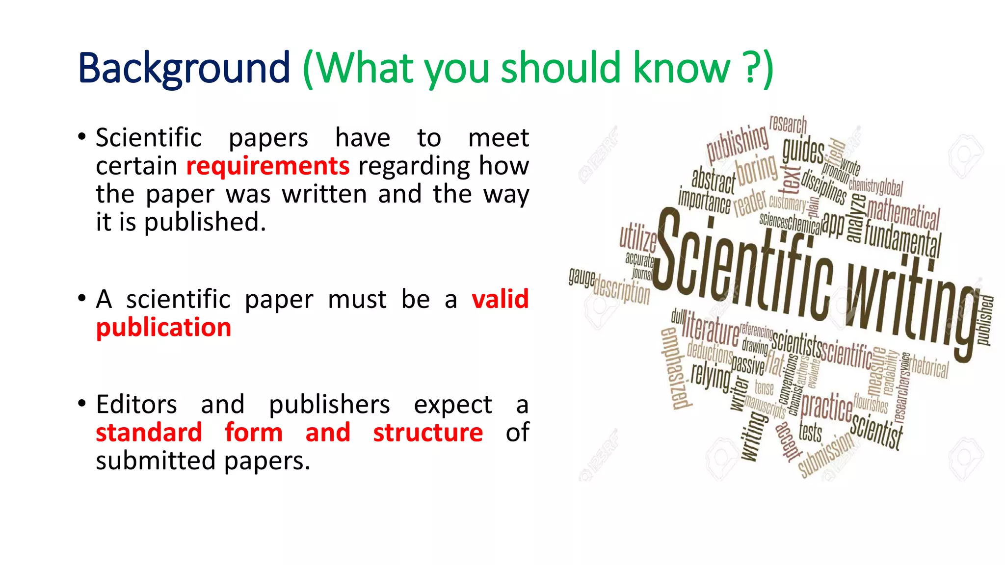 Scientific writing and publication | PDF