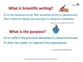 Scientific writing CME Dhiraj.pptx