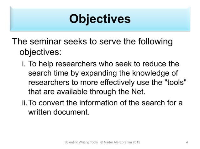 Scientific writing tools by: Dr. Nader Ale Ebrahim | PDF | Desktop Publishing | Computer ...