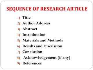 Scientific writing | PPT