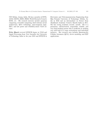 Cost-effective architecture of decoder circuits and futuristic scope in the era of nano ...