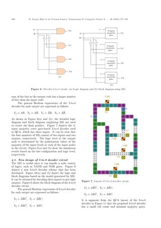 Cost-effective architecture of decoder circuits and futuristic scope in the era of nano ...