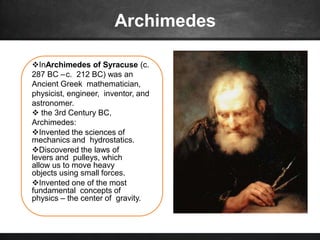 ELECTRO SCIENCE SCIENTISTS ,FAMOUS PHYSICS SCIENTISTS | PPTX | Physics ...