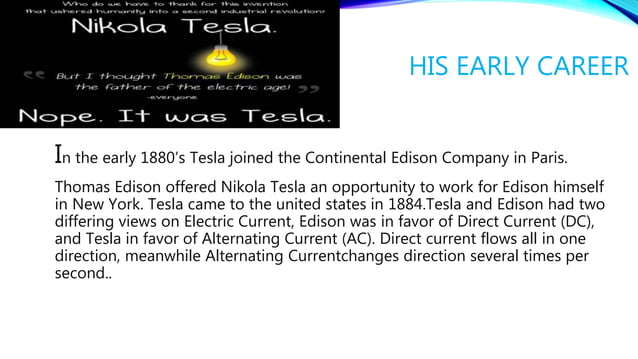 Scientist nikola tesla biography
