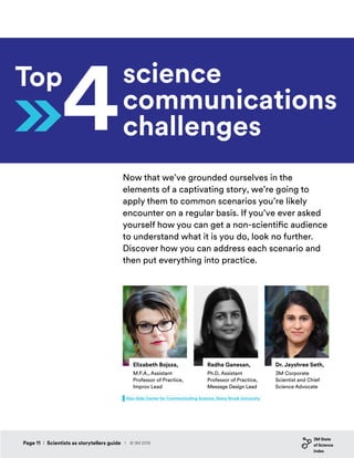 Scientists as Storytellers Guide | PDF