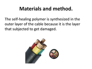 polymers,self healing electrical cables,IDM15 | PPTX
