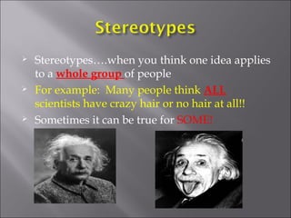 Scientists stereotypes | PPT