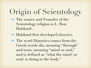 Scientology | PPT