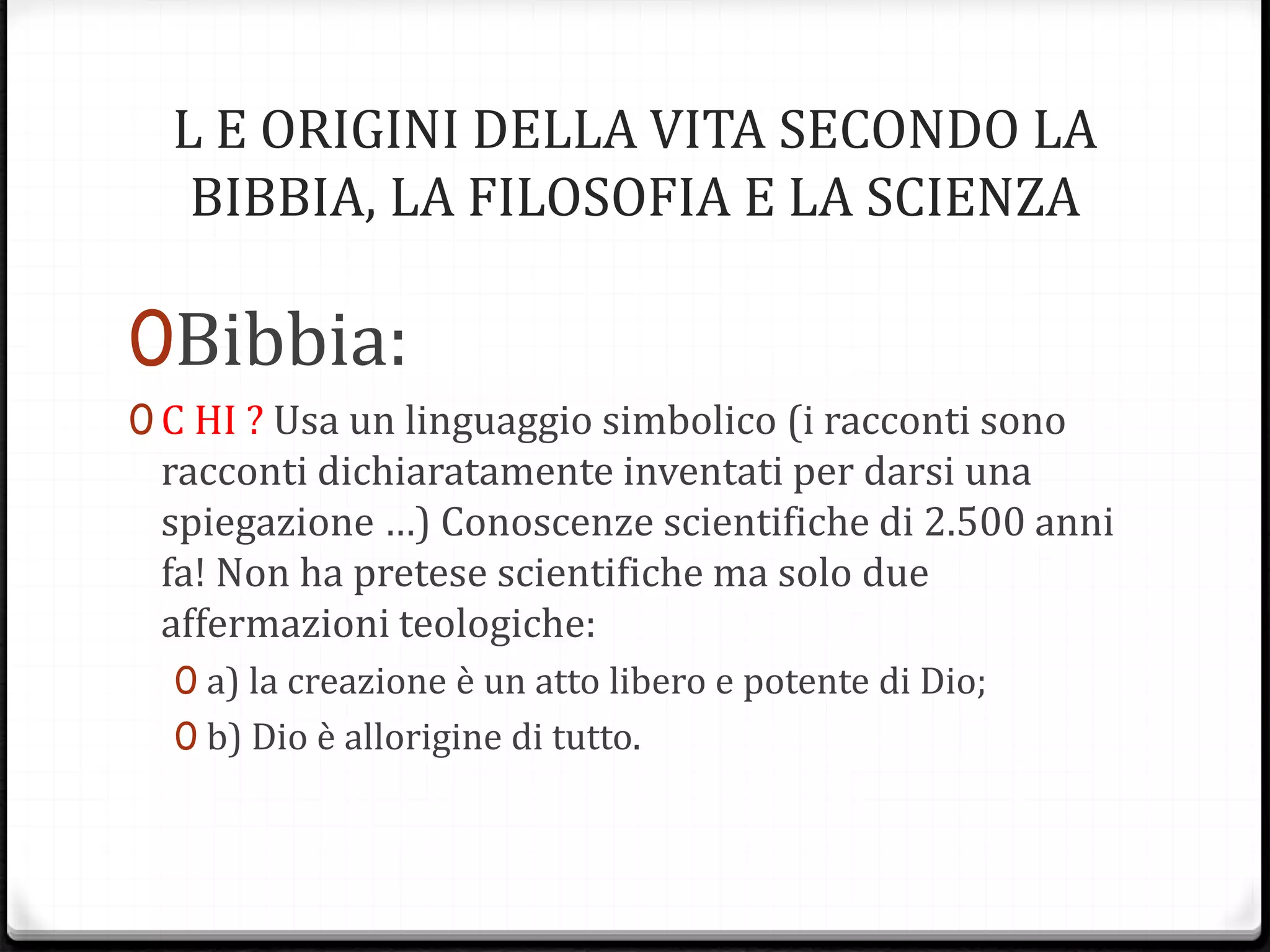 Scienza e fede | PPTX