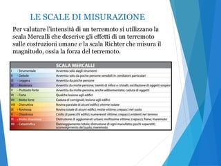 I terremoti - the earthquakes | PPTX