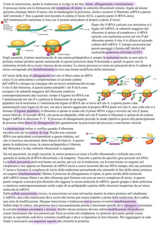 La traduzione del DNA | PDF