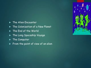 Sci fi and fantasy notes | PPT