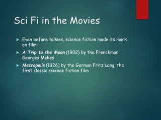 Sci fi and fantasy notes | PPT